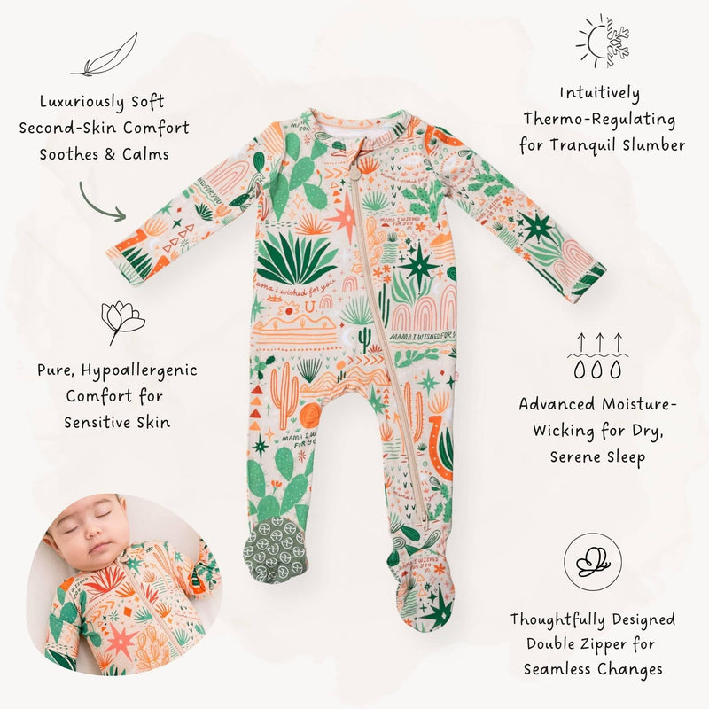 Desert Cactus Baby Footie | The Second-Skin Footie by Raising Mama ...